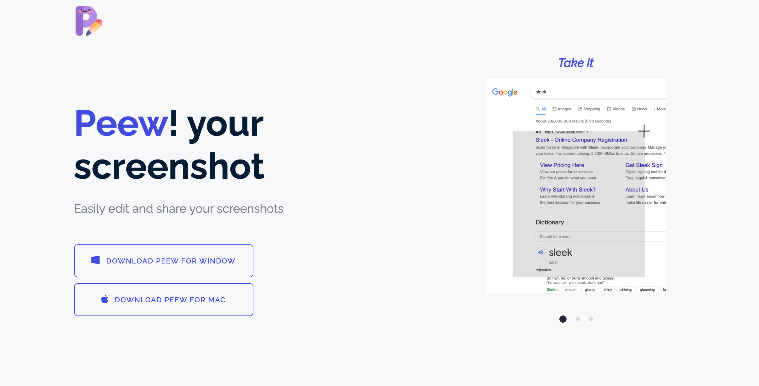 Peew | Screen Capture